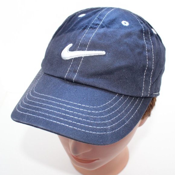 Nike | Accessories | Nike Toddler Navywhite Swoosh Baseball Cap ...